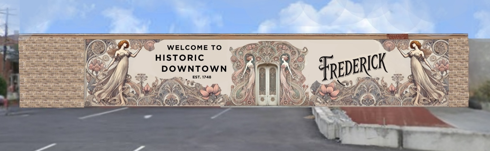 Welcome to The Historic City of Frederick Mural – Ronald Layman Studios